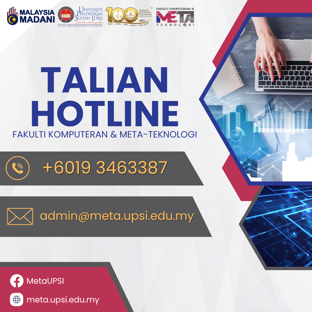 HOTLINE META – FAKULTI KOMPUTERAN DAN META-TEKNOLOGI